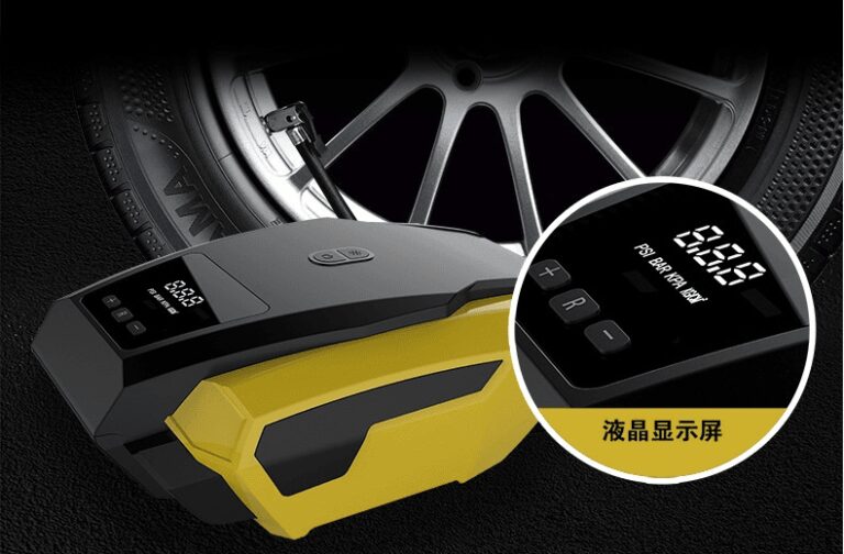 Bơm Lốp Ô Tô Portable Air Compressor Màn Hình Điện Tử