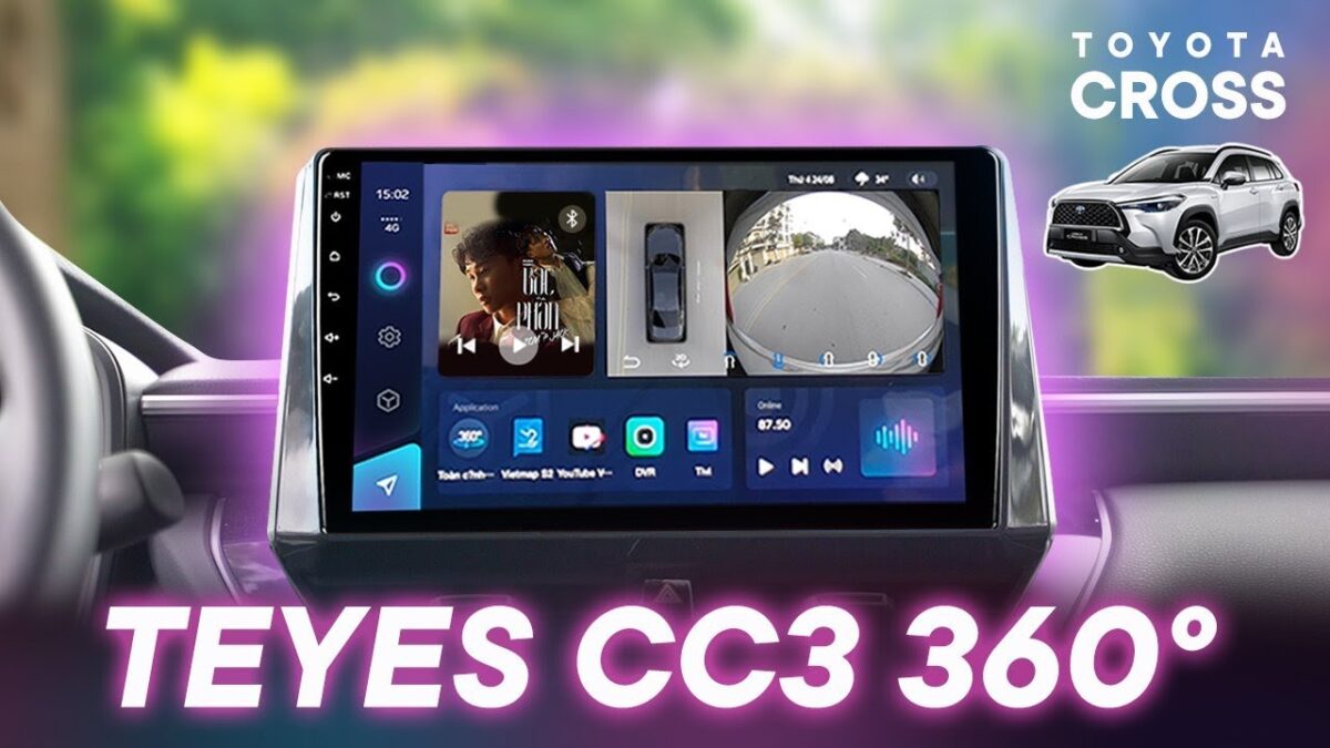 Màn hình liền camera 360 Teyes CC3 360 sắc nét đỉnh cao