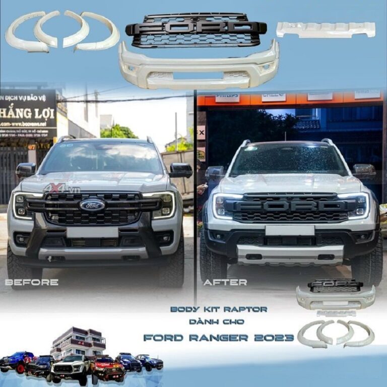 Body Kit Ford Ranger 2023 Wildtrack XLT Đẳng Cấp - Sang Trọng