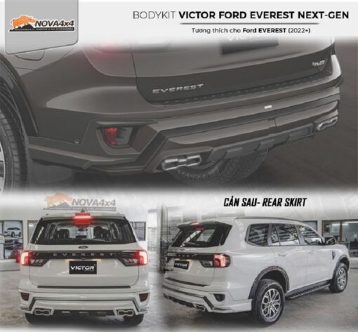 Body Kit Ford Everest 2022 Mẫu Victor Đẳng Cấp Và Sang Trọng
