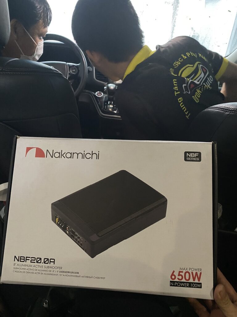 Loa Sub Gầm Ghế Nakamichi NBF20.0A Âm Thanh Sống Động