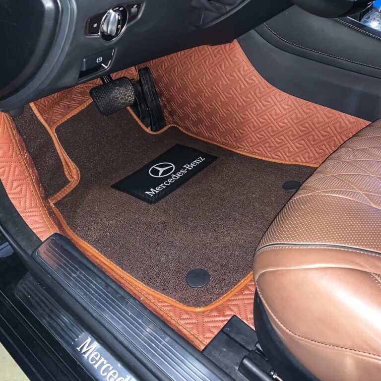 Thảm Lót Sàn Mercedes S450 360 Độ Da Bò Cao Cấp
