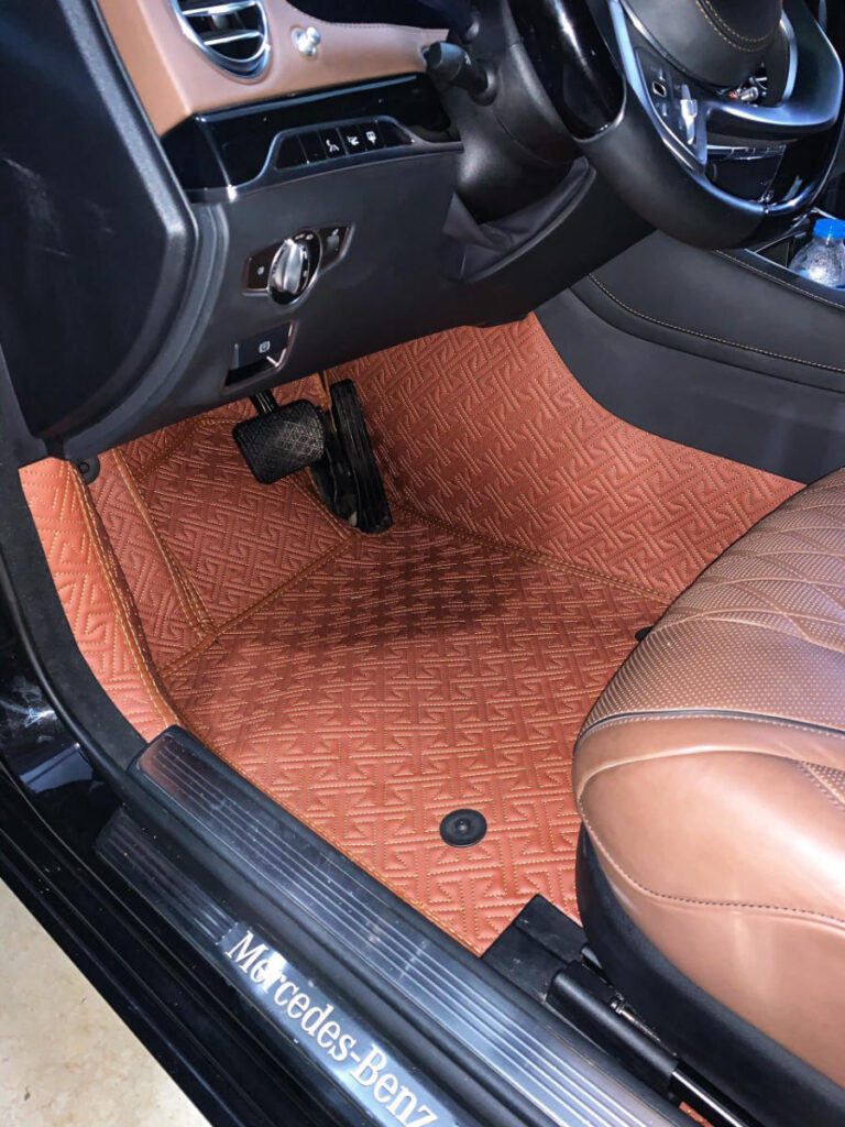 Thảm Lót Sàn Mercedes S450 360 Độ Da Bò Cao Cấp