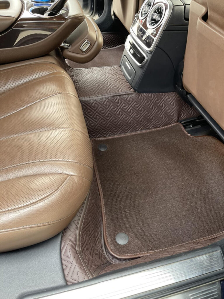 Thảm Lót Sàn Mercedes S450 360 Độ Màu Nâu Cao Cấp