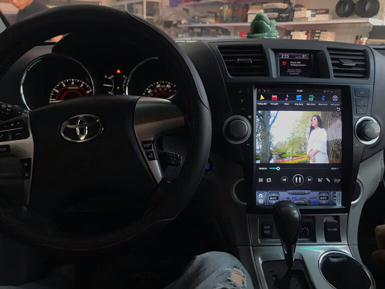 Màn Hình Android Tesla Toyota Highlander 2009 - 2014 | OroKing Auto