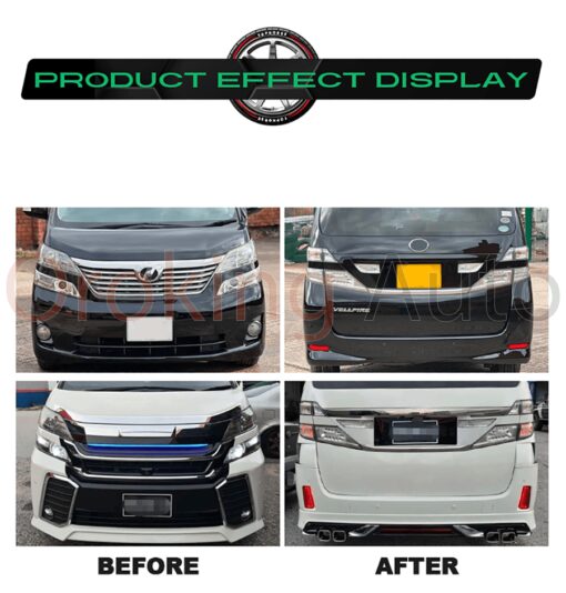Body Kit Toyota Vellfire 20 2008 - 2015 Lên Toyota Vellfire 20 2019 ...