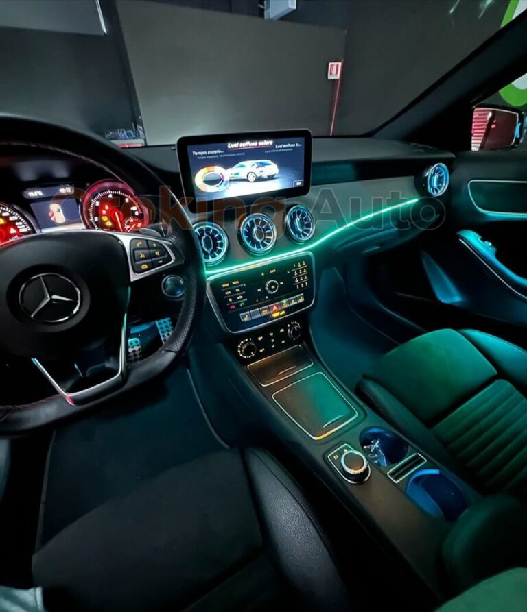 Cửa Gió Điều Hòa Tuabin Led 64 Màu Cho Xe Mercedes Maybach S650 2014 - 2021