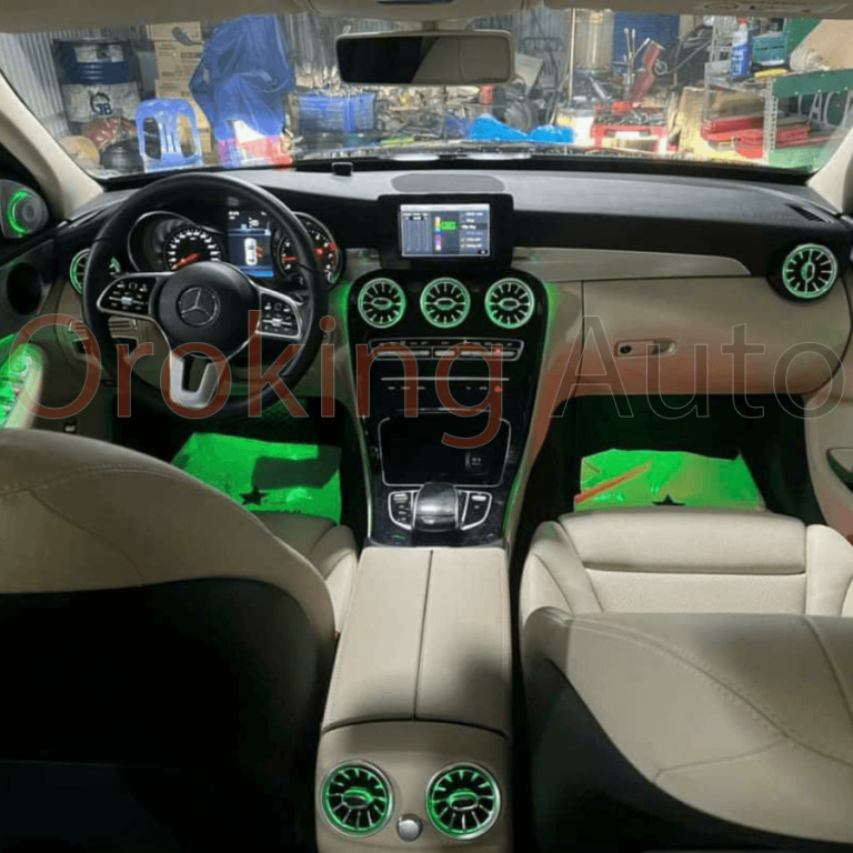 Cửa Gió Điều Hòa Tuabin Led 64 Màu Cho Xe Mercedes Maybach S450 4Matic ...